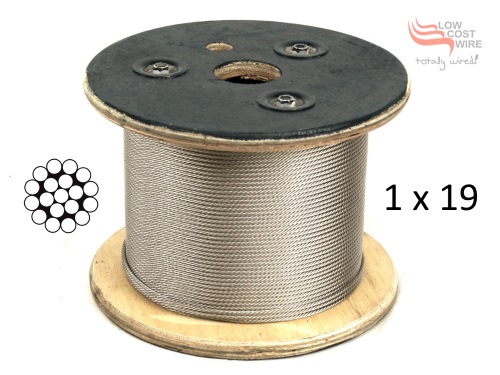 3.2mm 1x19 G316 Stainless Steel Wire Rope