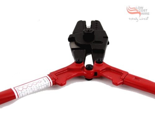 All in 1 Cutting and Swaging Tool for 1.6mm to 5.0mm Wire Rope - suits ...